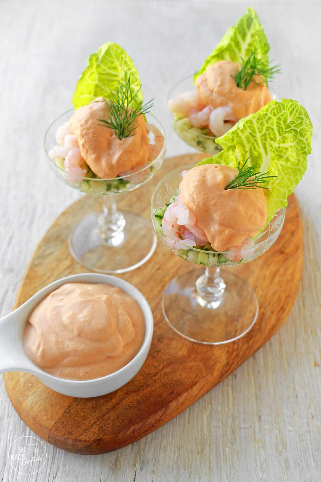 Muttis beste Cocktailsoße und ein Krabbencocktail - So nach Gefühl